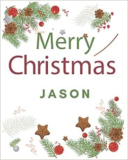 Merry Christmas Jason: Merry Christmas Year Planner Goal Journal Gift ...