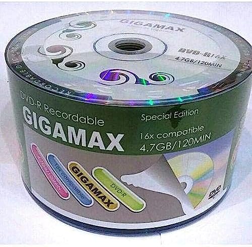 GigaMax Blank DVD Disk, 50 Count price in Egypt | Amazon Egypt | kanbkam