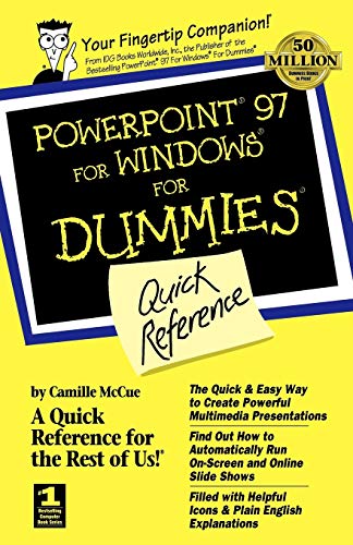 PowerPoint 97 For Windows For Dummies Quick Reference (For Dummies ...