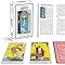 Classic Tarot Cards Deck with Detailed Guidebook - 78 Original Smith Artwork, Traditional Tarot ...