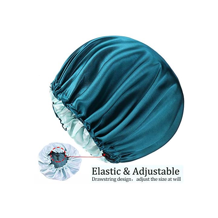 Satin Bonnet for Black Women Sleeping Silk Bonnets for Curly Hair ...