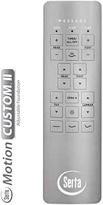 Amazon.com: Serta Motion Custom I and II Replacement Remote Control for ...