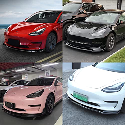 KIKIMO for Tesla Model 3 Front Lip,Model 3 Lip Spoiler,2017-2022 Tesla ...