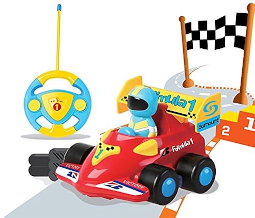 Liberty Imports Cartoon RC Formula Race Car Radio Control Toy (Assorted ...