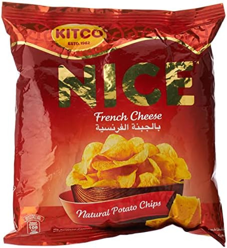 Kitco Nice French Cheese Flavour Potato Chips, 21g - Pack of 1 price in ...