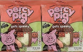 M&S Halloween Percy Pigs - Percy Gets Spooky (2 x 170g) | Vegetarian ...