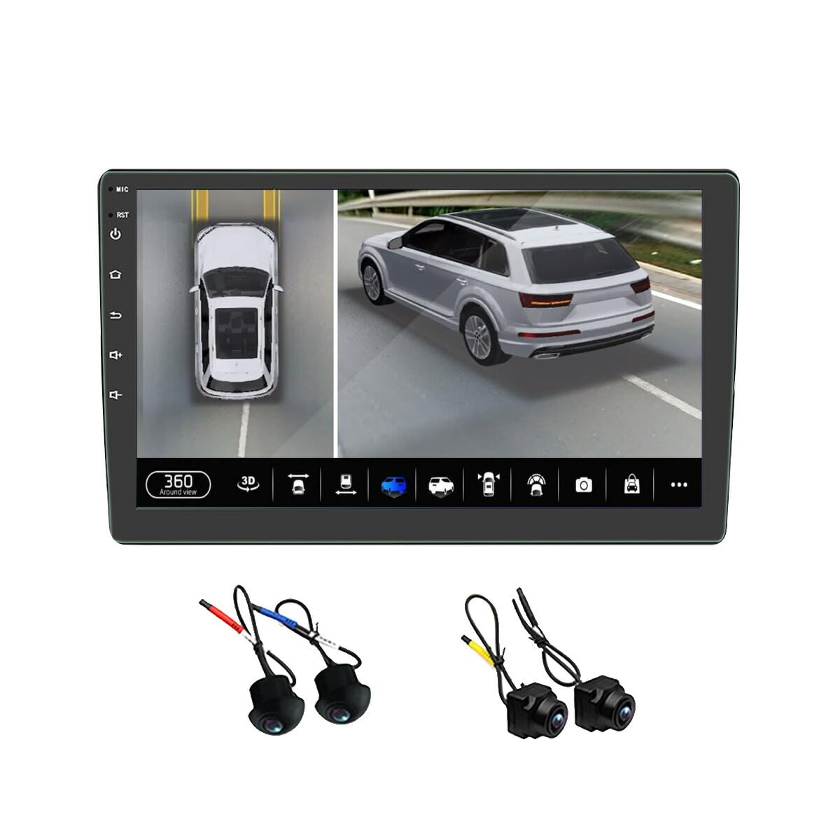 Mua Panoramic View Monitor, 3D Around View, 9 Inch Android Monitor ...