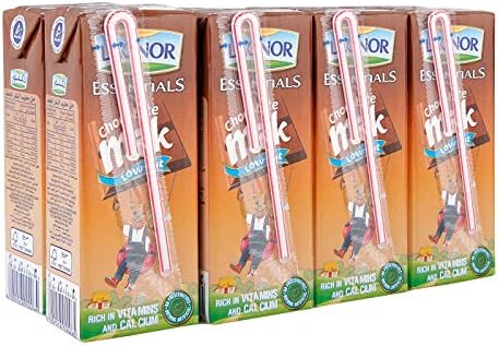 Lacnor Essentials Chocolate Milk, 100% Natural, Low Fat,Rich in Vitamin ...