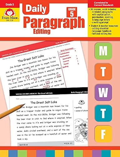 Daily Paragraph Editing, Grade 5 Teacher Edition in Oman | Whizz