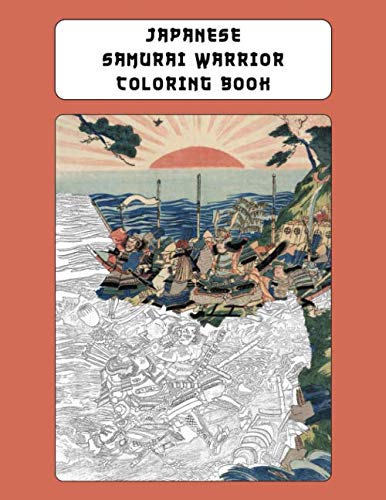 Amazon.com: Japanese Samurai Warrior Coloring Book: Deluxe Adult ...