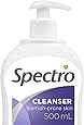 Spectro Gel Cleanser, Acne Fash Wash, Face Cleanser with Moisturizer ...