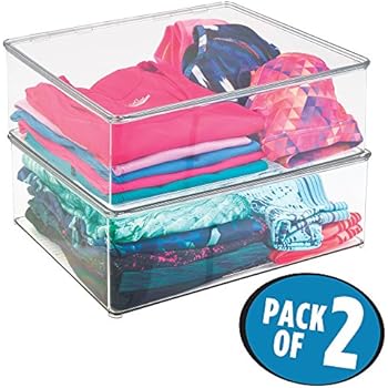Amazon.com: Crystal Clear Clothing Storage Bin: Home & Kitchen