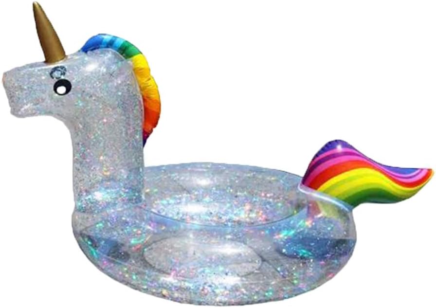 fan pin dian zi Inflatable Pony Swim Ring Baby Pool Float Water Fun ...