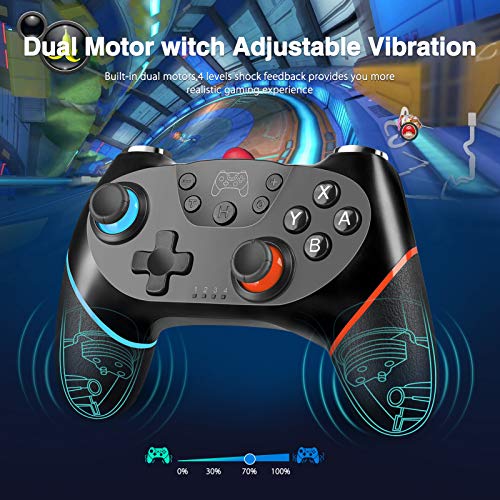 Wireless Pro Controller Compatible with Switch, YCCTEAM Remote Gamepad ...