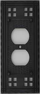 Arts & Crafts Mission Style Oil Rubbed Bronze 1 Gang Single Switch ...
