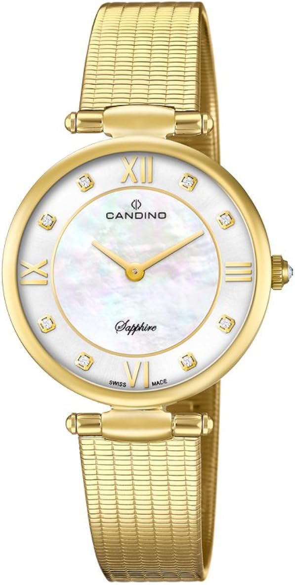 Candino Womens Analogue Classic Quartz Watch with Stainless Steel Strap ...
