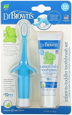 Dr. Brown's Natural Baby Toothpaste Toothbrush - Toothpaste 123 price ...
