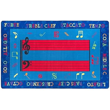 Amazon.com: Joy Carpets Kid Essentials Music & Special Needs Round ...