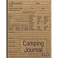 Camping Journal: Family RV Travel Logbook / Memory Book For Adventure ...