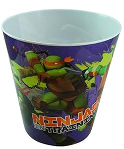 Amazon.com: Teenage Mutant Ninja Turtles Plastic Trash Can - TMNT: Home ...