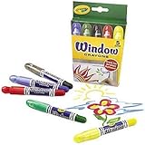 Amazon.com: Crayola Washable Window Markers, Car Window Markers, 8 ...