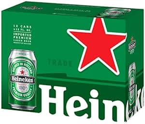 Heineken, 12 pk, 12 oz cans, 5.4% ABV: Amazon.com: Grocery & Gourmet Food