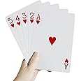 Amazon.com: Jumbo Giant Playing Card Deck - 5x7 Inch Large Poker for ...