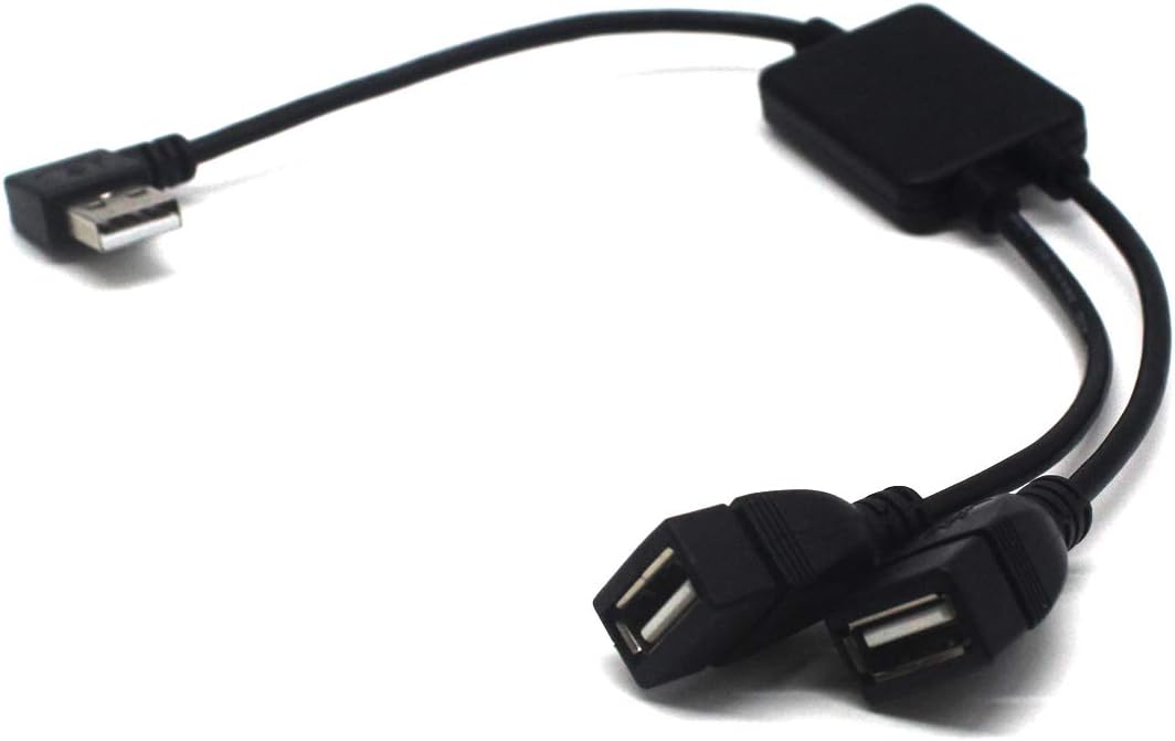 USB Splitter with IC, AWADUO USB Y Cable One Male to Female Dual Hub ...