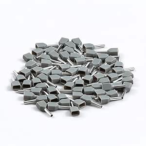 Immech - 4 SQMM (TE4010) Twin Wire Ferrules Copper Crimp Connectors ...