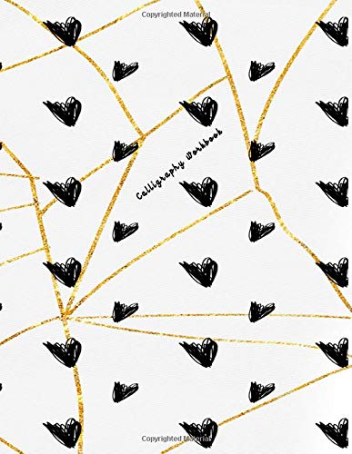 Calligraphy Workbook: Slant Graph Paper Grid Blank Lined Creative ...