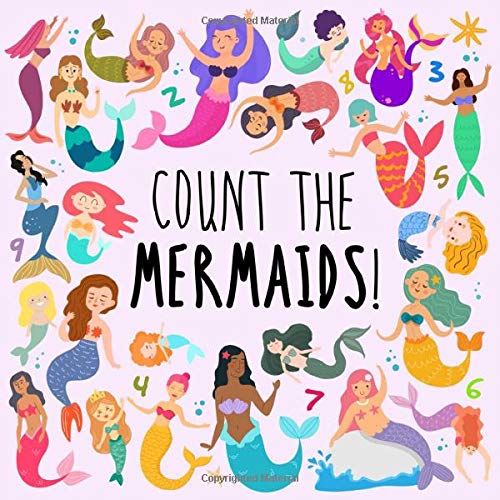 Count the Mermaids!: A Fun Picture Puzzle Book for 2-5 Year Olds: For ...