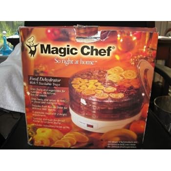 Amazon.com: Magic Chef Food Dehydrator w/5 Stackable Trays 470: Kitchen ...