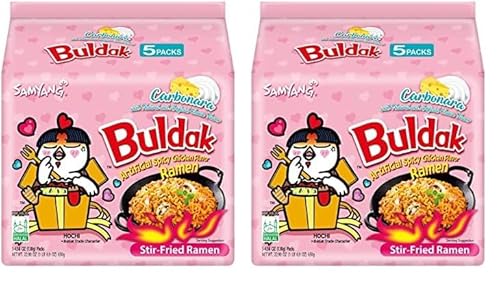 SAMYANG Buldak Spicy Ramen, Hot Chicken Ramen, Korean Stir-Fried ...