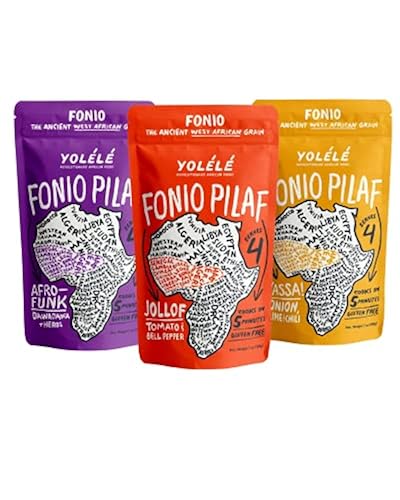 Yolélé Fonio Grain Pilaf Mix Ancient African Supergrain Gluten-Free ...