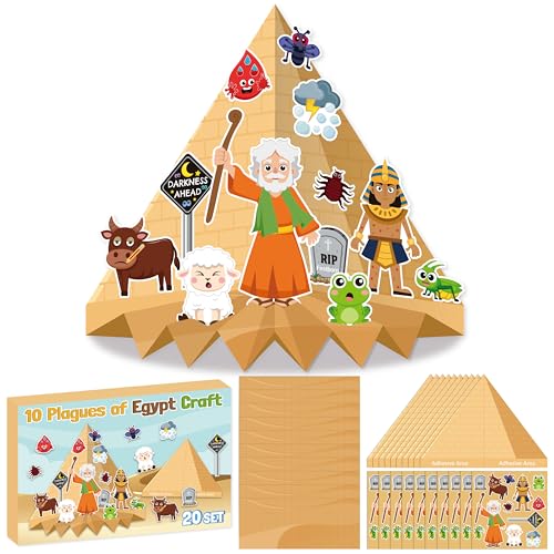 WATINC Passover Paper Craft Kit - Make Your Own Passover 10 Plagues of ...