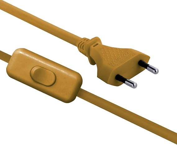 Electraline 01545 Filo per lampada con interruttore, lunghezza: 1,5 m ...