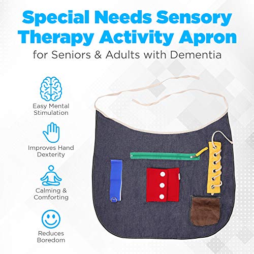 Ecovona - Special Needs Sensory Therapy Activity Apron (Adult Size) For ...