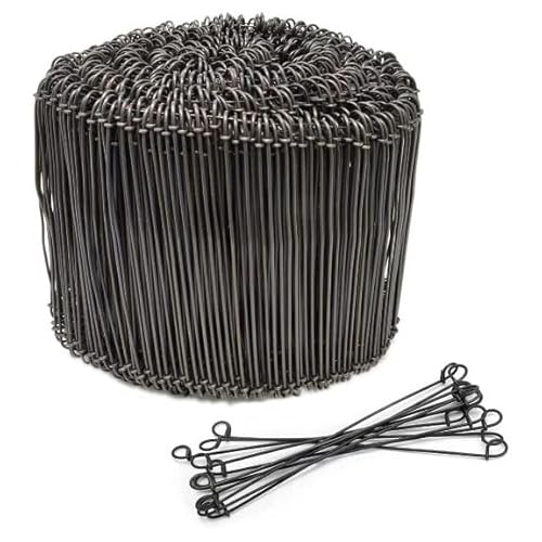 CCTI Rebar Tie Wire - 16 Gauge 6 Inch Black Soft Annealed Double Loop ...