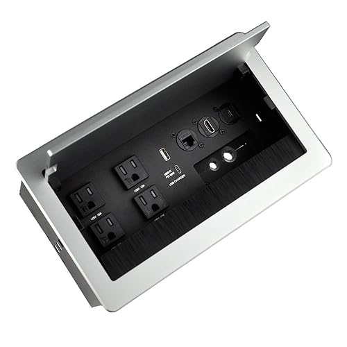 Conference Table Power hub Conference Table connectivity Box recessed ...