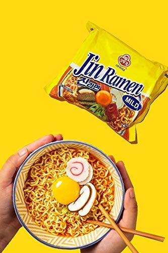 [OTTOGI] Jin Ramen MILD - KOREAN STYLE INSTANT NOODLE, Best Tasting ...