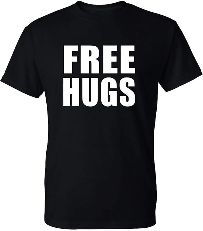Buy Free Hugs Project Official Free Hugs Shirt, T-Shirt (Small) Black ...