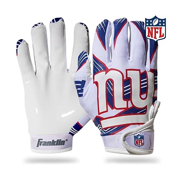 Franklin Sports Youth NFL Football Receiver Gloves - Kids Football ...
