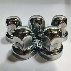 Alcoa, Lug Nut Covers (5 pieces) Hide a Lug, 19mm, Stainless Steel ...