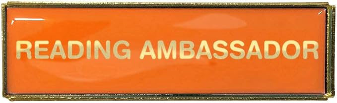 Capricornone Reading Ambassador Orange Polydome Budget Badge (Gold ...