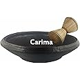 Amazon.com: Asanka Bowl (Large) with a Wooden Grinder | Traditional ...