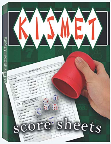 Kismet Score Sheets: 100 Kismet Score Pads, Kismet Dice Game Score Book ...