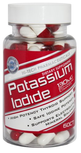 Potassium iodure en iode Capsules 130mg 60 pour les électrolytes ...