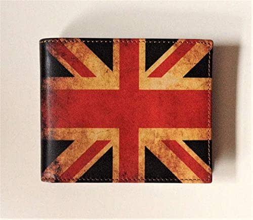 Amazon.com: British Flag Wallet Union Jack Wallet Men's BiFold Wallet ...
