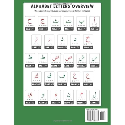 Buy Learn Arabic Alphabet Letters - Alif Baa Taa Arabic Letters for ...