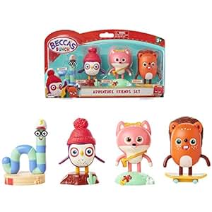 Amazon.com: Becca's Bunch Adventure Friends Figure Set, Includes: Pedro ...